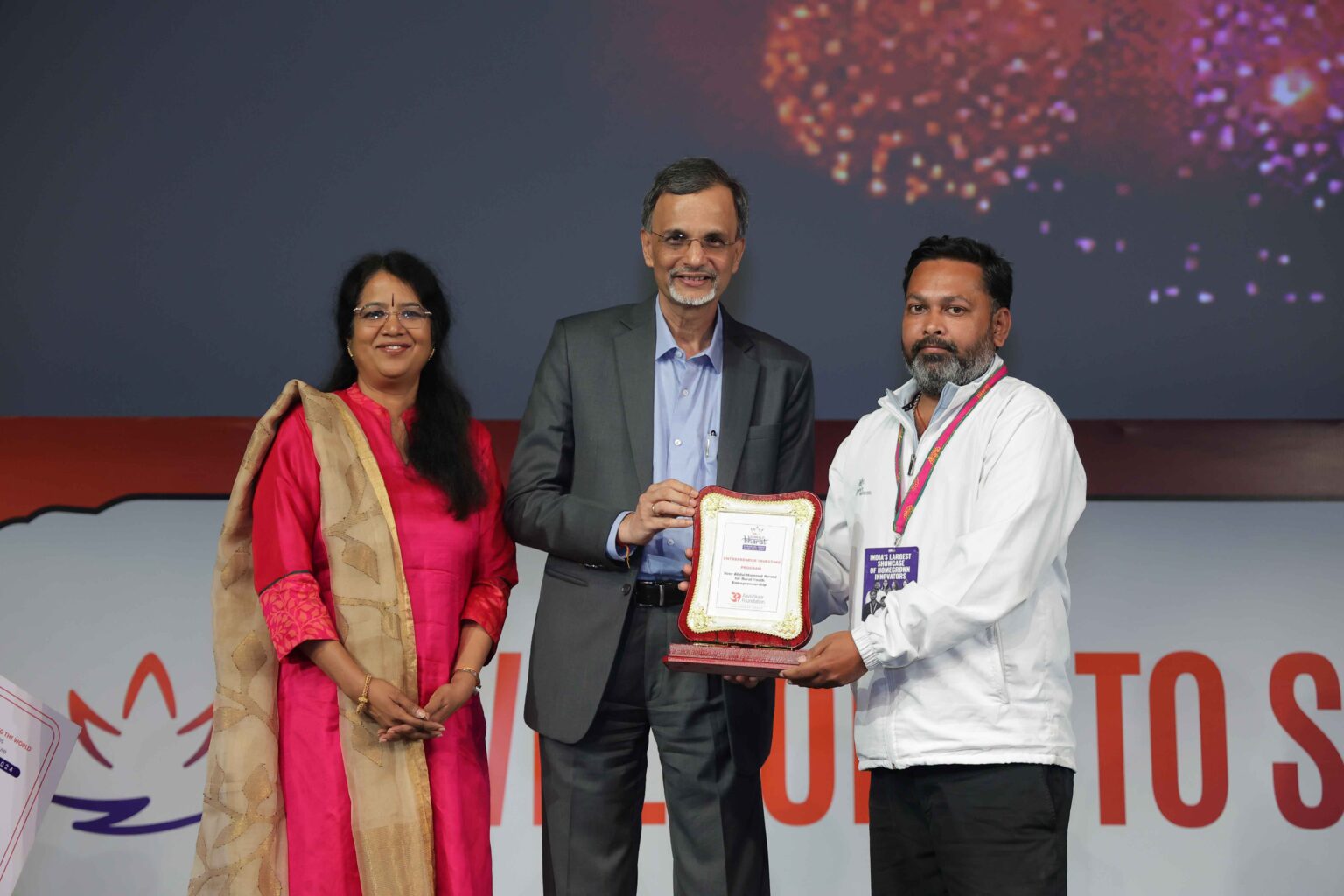 Dr. V Anantha Nageswaran & Mrs. Nageswaran with EIP Winner - Aavishkaar ...